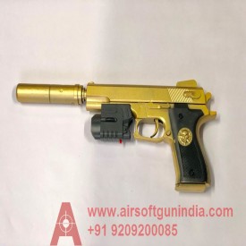 Aladdin Golden Airsoft Pistol By Airsoft Gun India - Airsoft Gun India