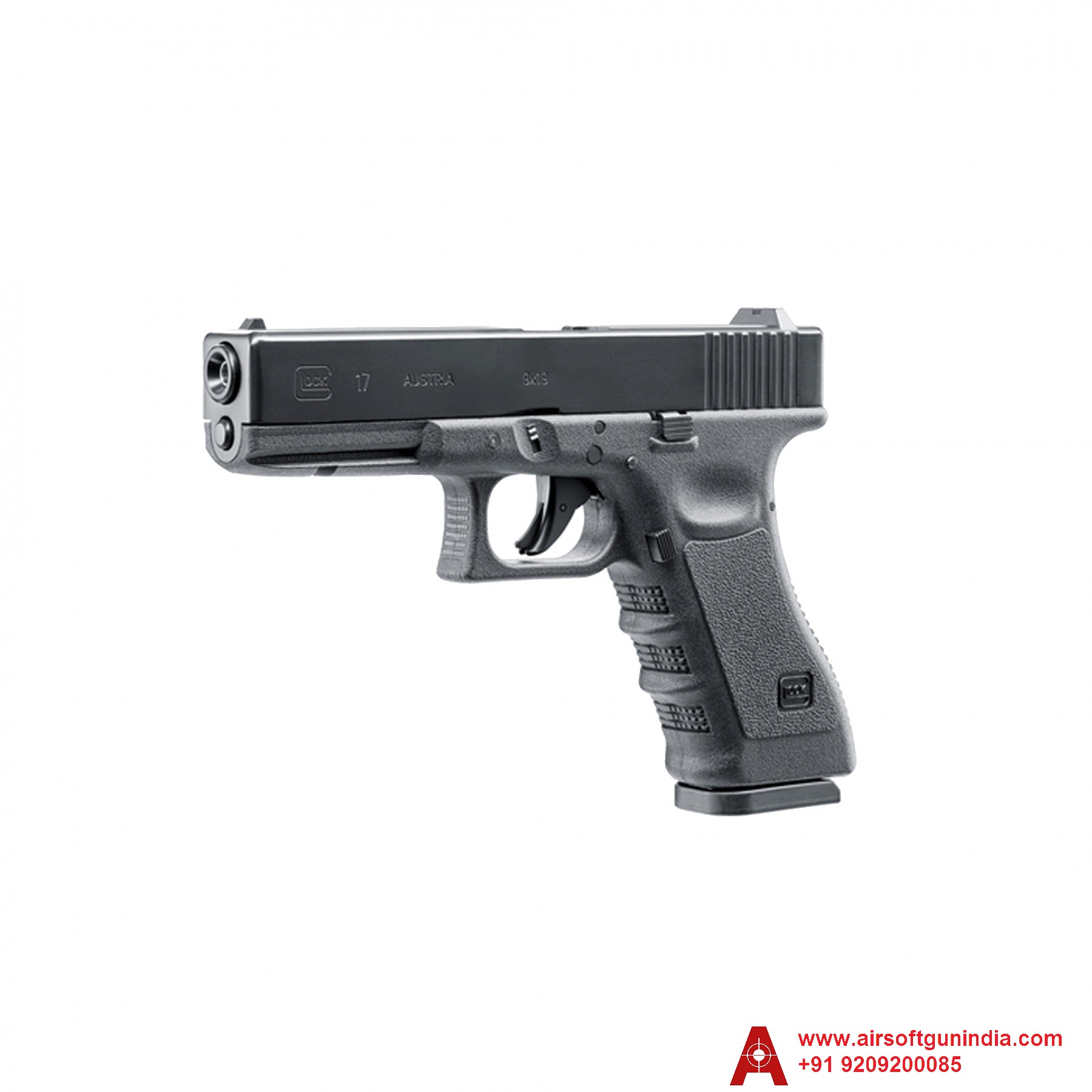 Glock 17 Gen3 Cal .177 CO2bb and pellet pistol by Airsoft gun india