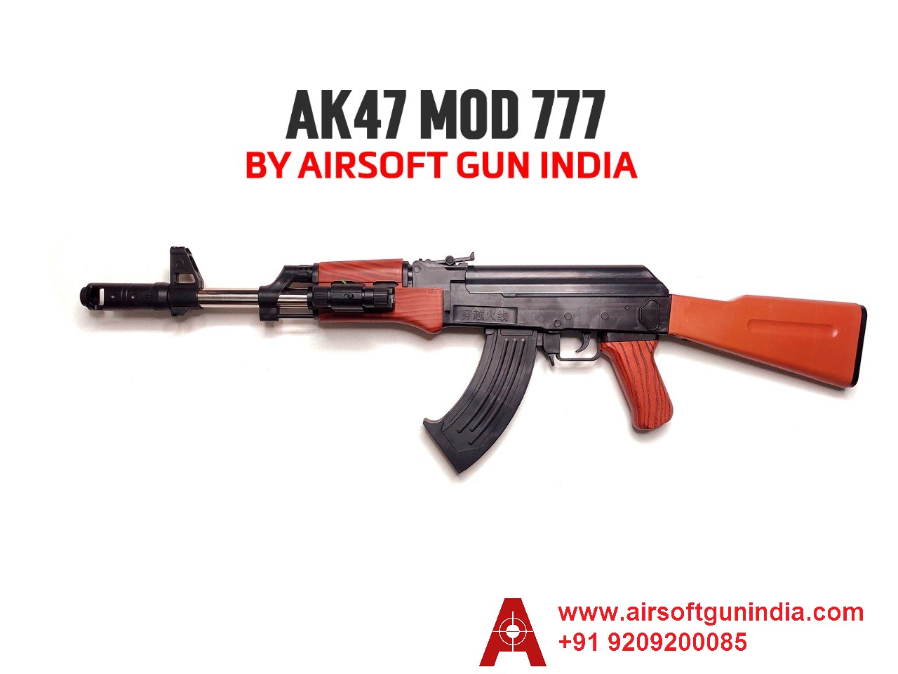 AK 47 Mod 777 Plastic Toy Rifle By Airsoft Gun India