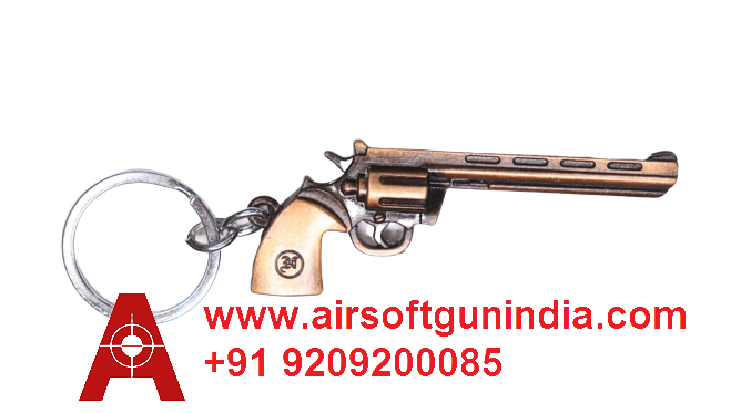 Classic old colt python look Keychain by Airsoft Gun India