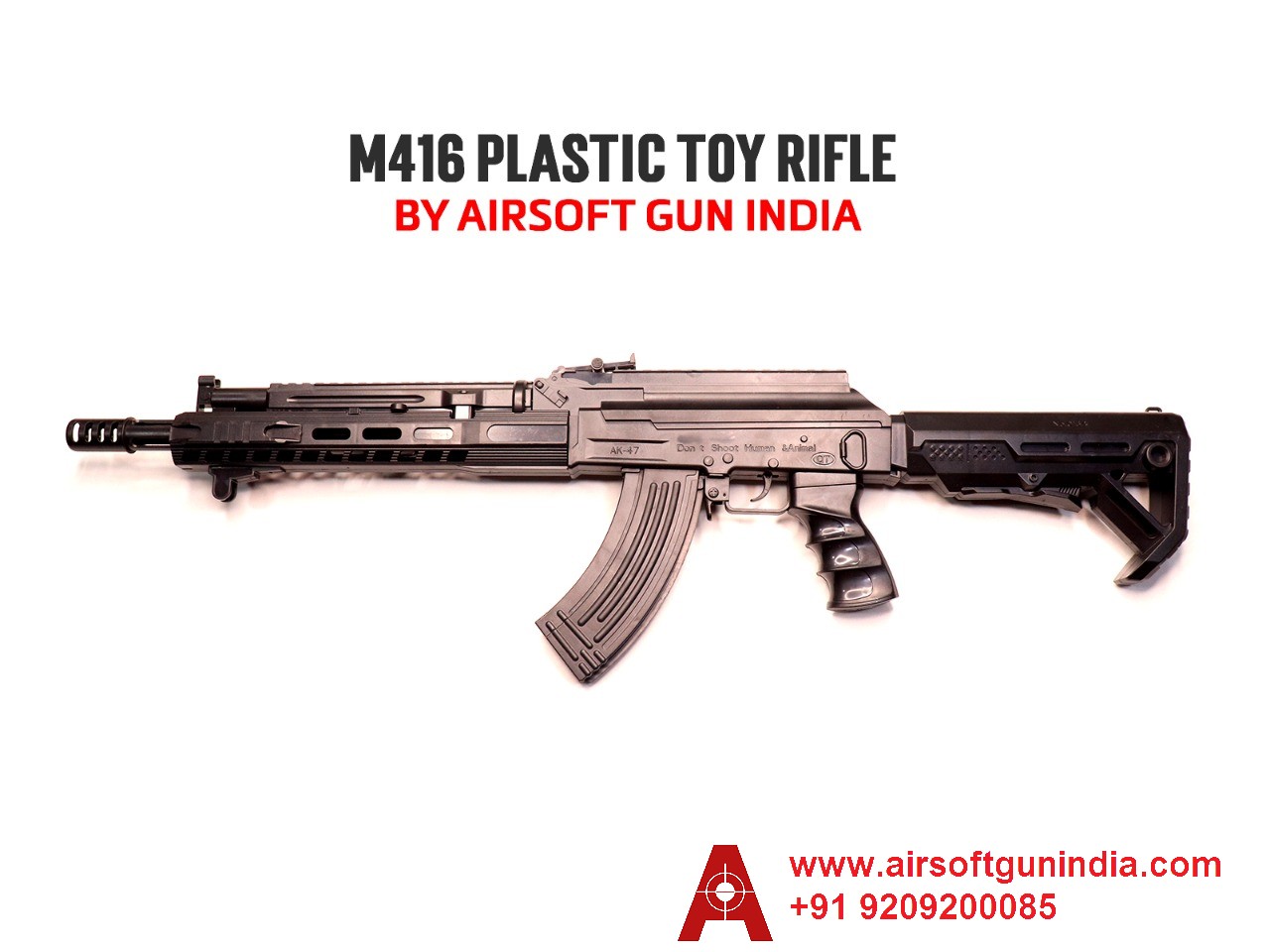 M416 Plastic Toy Rifle By Airsoft Gun India