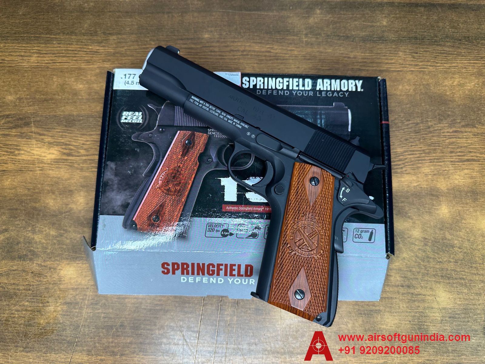 Unleashing the Authenticity: The Springfield Armory 1911 Mil-Spec CO2 BB Air Pistol.