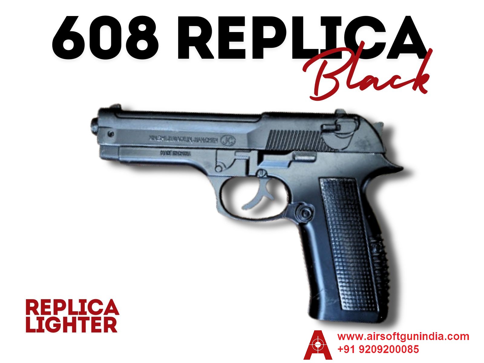 608 black Leather Ciggerate Lighter Replica Airsoft Gun india - Airsoft ...