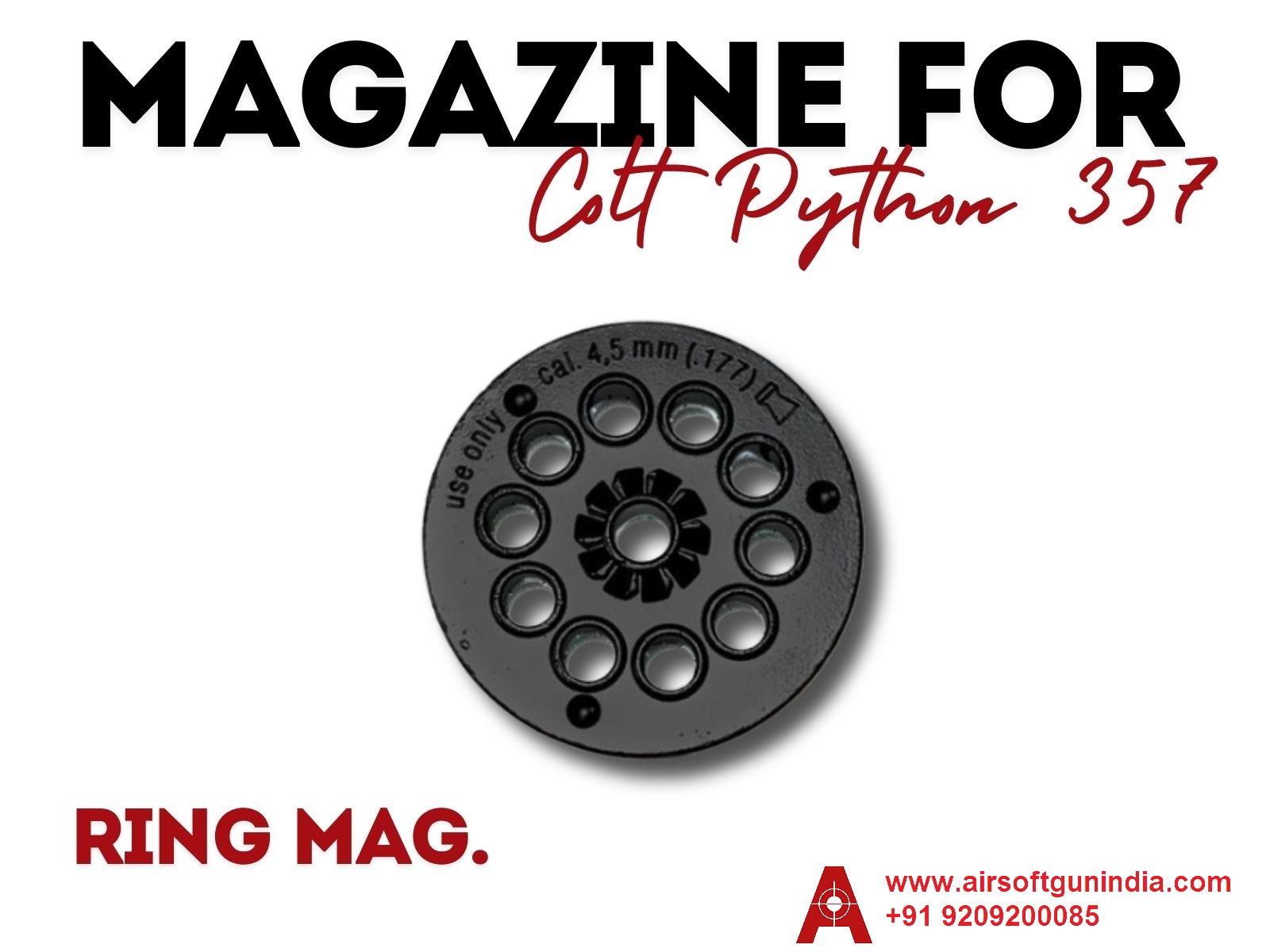 Ring magazine for Umarex Colt Python 357 Pellet Revolver