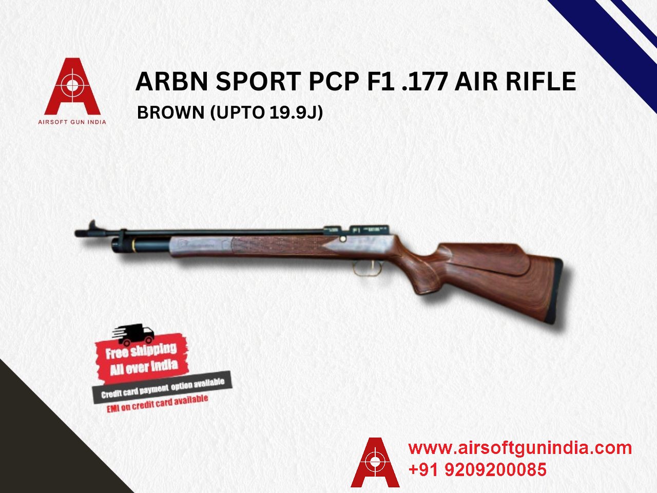 ARBN SPORTS PCP F1 .177 Air Rifle | Airsoft Gun India