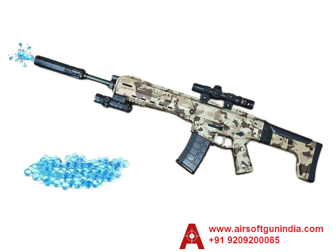 SCAR-L Automatic AR Electric Gel Blaster rilfe , Airsoft rifle order ...