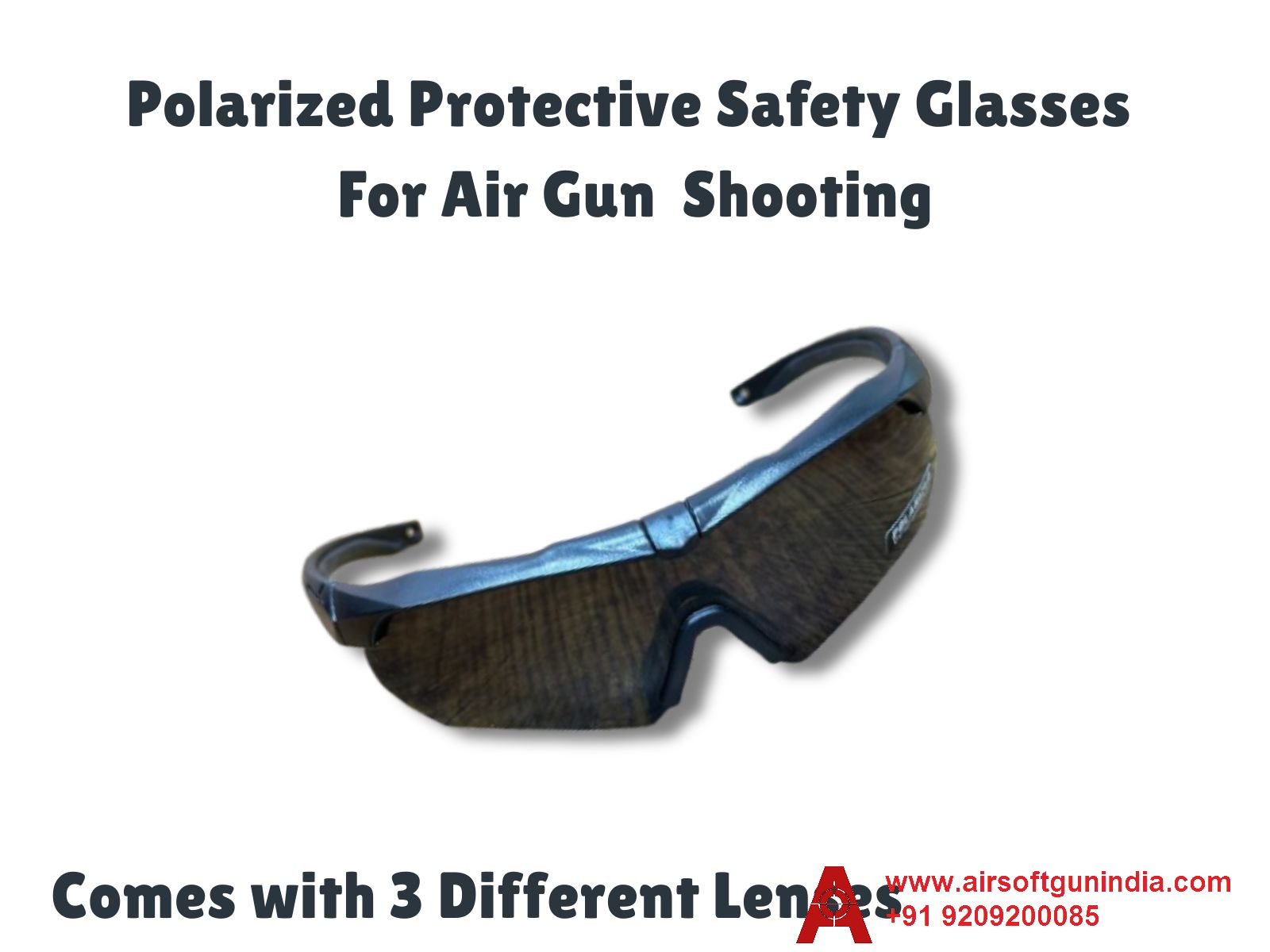 Tactical Shooting Polarized Goggle Set | UV400, OTG & Multi-Lens ...